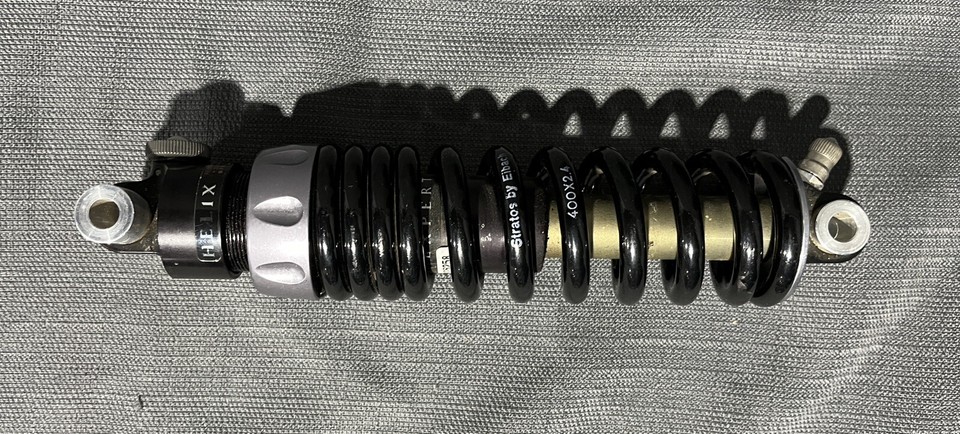 Stratos Helix Expert Rear Shock MTB Eibach Coil Wrapped Air 7.875 x 2.4 ...