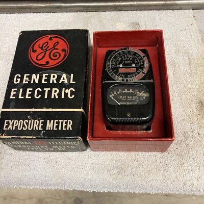 GE Exposure Meter General Electric Model DW-58 Original Box & Owner ...