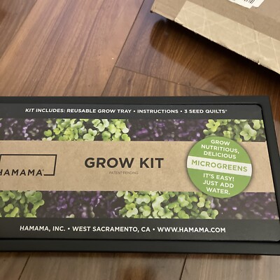 Hamama microgreens grow kit New | eBay