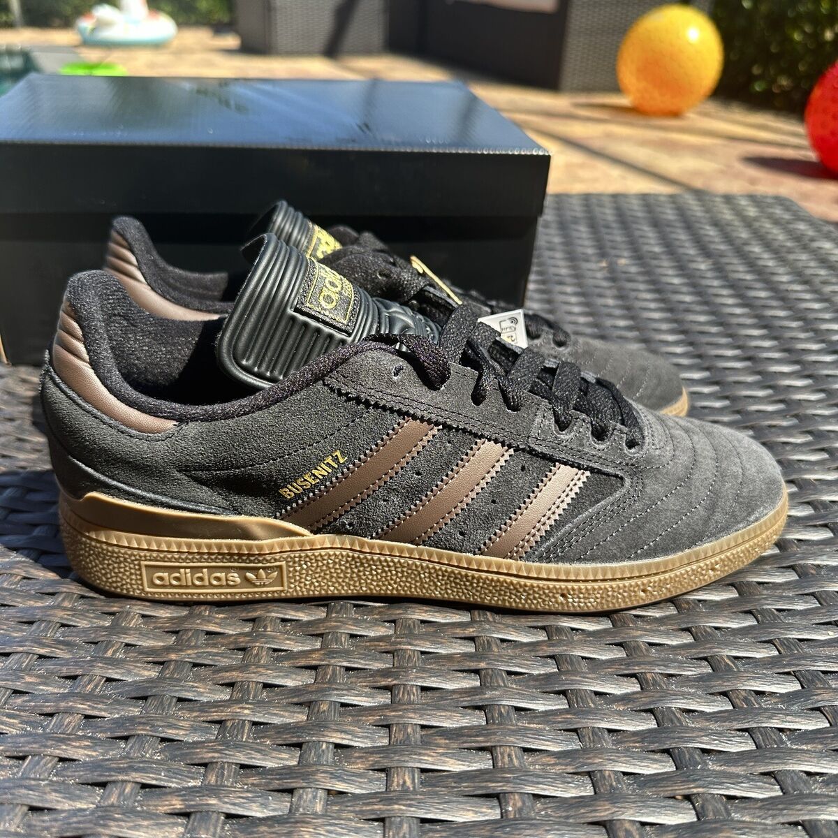 Adidas Busenitz Pro Black Brown Gum Men's Athletic Shoes Adidas Busenitz Pro Black Brown Gum Men's Athletic Shoes