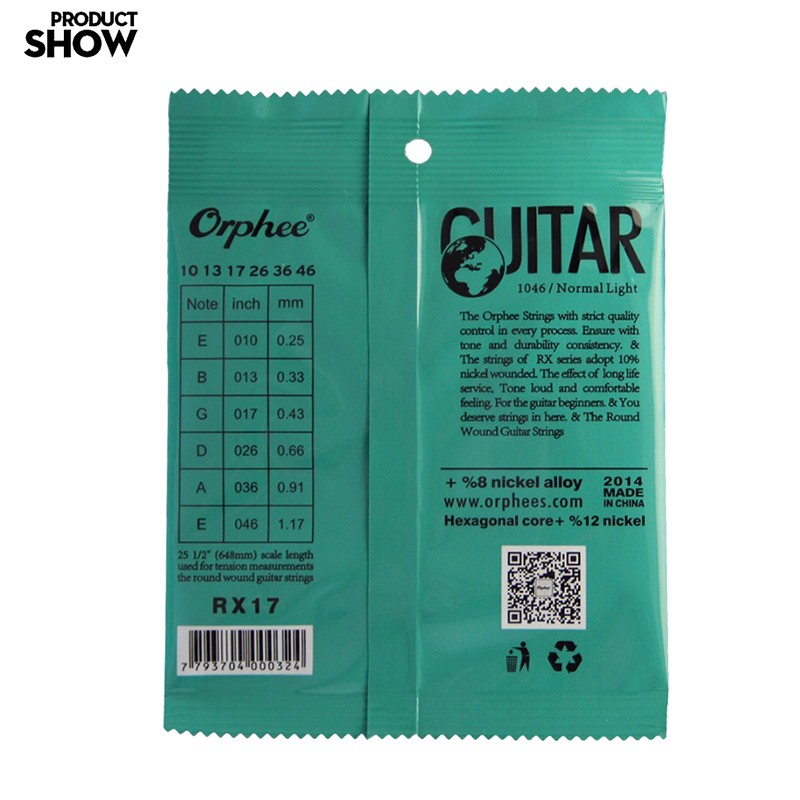 1/5/10 Pack Orphee Guitar Strings 6 String Set Electric Guitar Strings ...