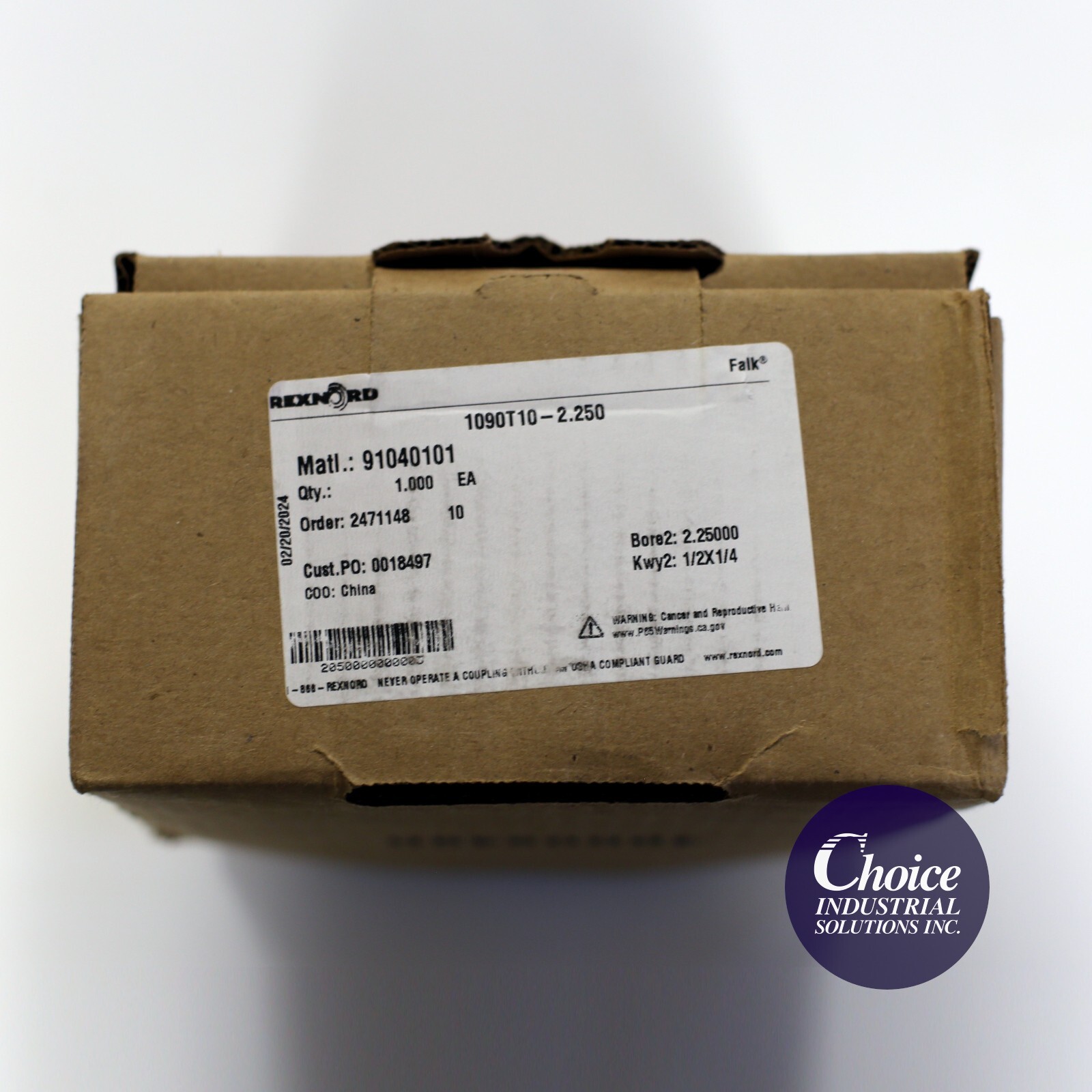 FALK Grid coupling hub 1090T 2.250 w/KW NEW (Original Box) | eBay