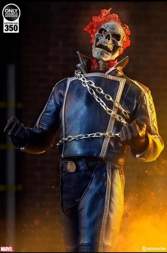 MARVEL GHOST RIDER CLASSIC VARIANT 1/6 SCALE FIGURE SIDESHOW 1003852 ...