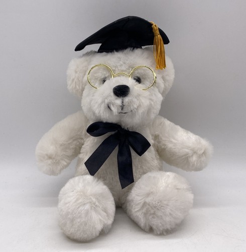 Dan Dee Collectors Choice White Graduation Bear With Glasses And Cap ...