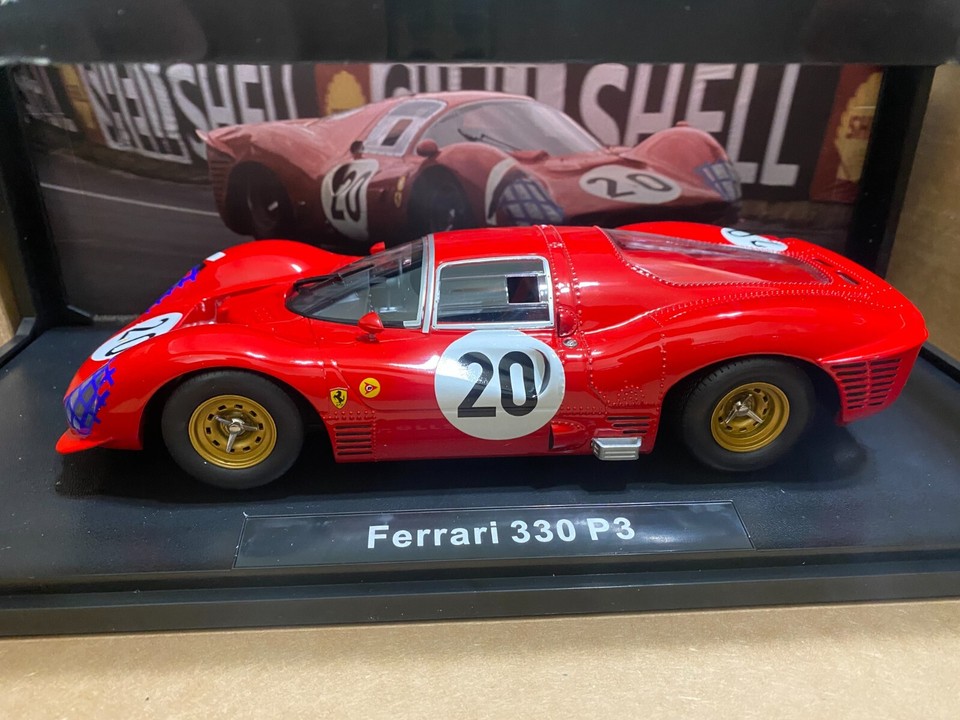 1/18 WERK83 FERRARI 330 P3 COUPE #20 24H LEMANS 1966 SCARFIOTTI-PARKES ...