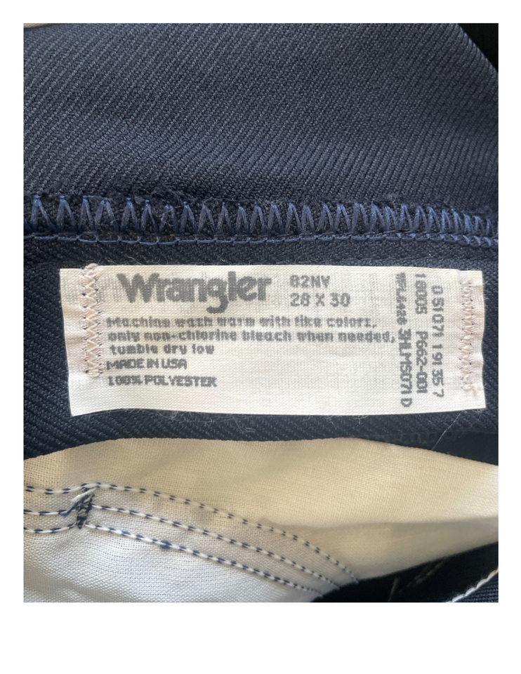 NWT Men's Wrangler® Wrancher Navy 82NV Polyester Dress Pants Multi Size ...