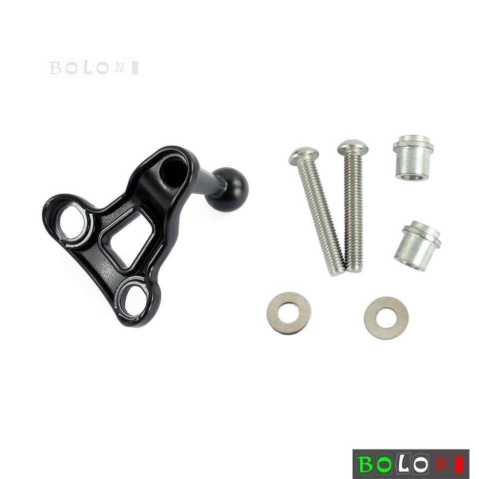 Black Handlebar Mount Phone Carrier Set #76000537 and #76000549 For ...