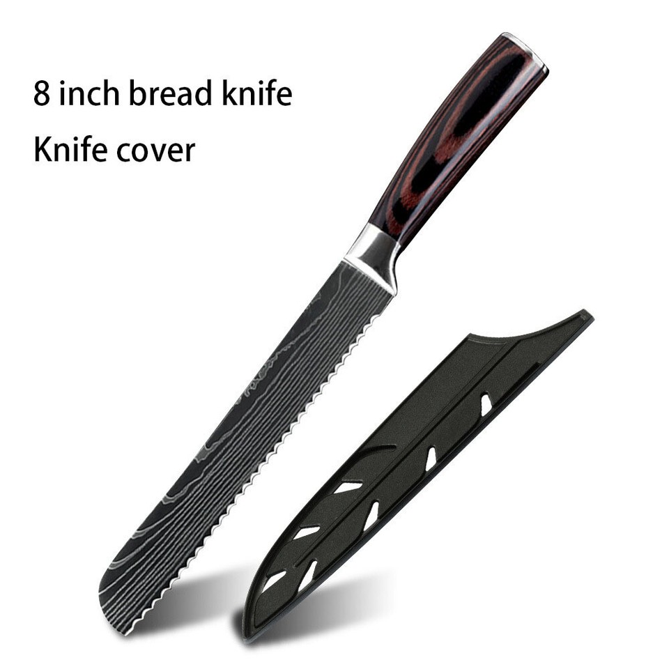 Kitchen Chef Knife Stainless Steel Japanese Damascus Style Sharp ...