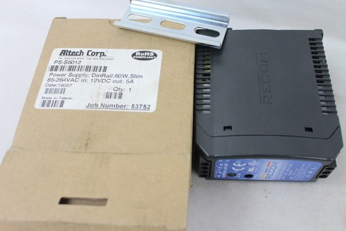 NEW Recom REDIN60-12 PS-S6012 Power Supply DIN 100-240V Class 2 Output | eBay