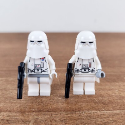 Set of (2) Lego Snowtrooper Commander Minifigures AT-AT Set 75054 Star ...