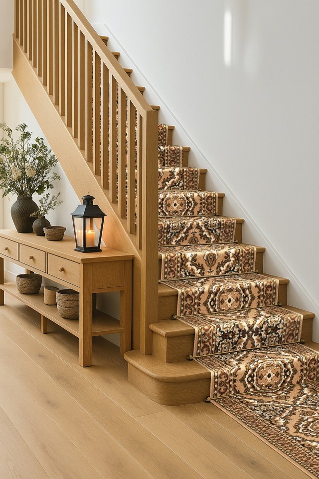 Stair Runner Rug Hard Wearing Indoor Hallway Kitchen Entrance Mat Long ...