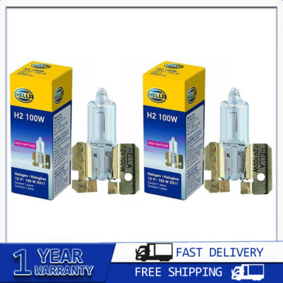 Fits 100W 12V H83130011 High Wattage Hella H2 T3 Halogen Fog Driving ...