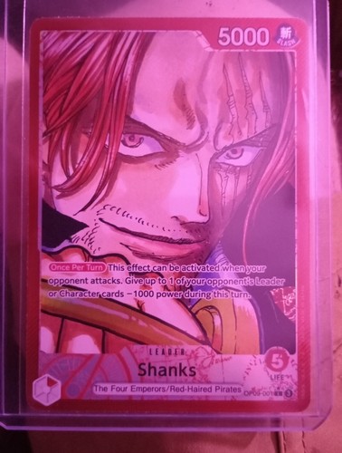 One Piece TCG English OP09-001 Shanks Leader Alt Art Parallel | eBay