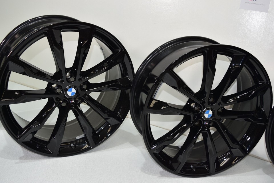 20" BMW G01 X3 G02 X4 M Sport 699M Factory OEM Original Black Wheels ...