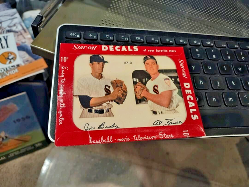 1952 Star Cal Decals Jim Busby Al Zarilla Type 2 #87-D TOUGH! Chicago ...