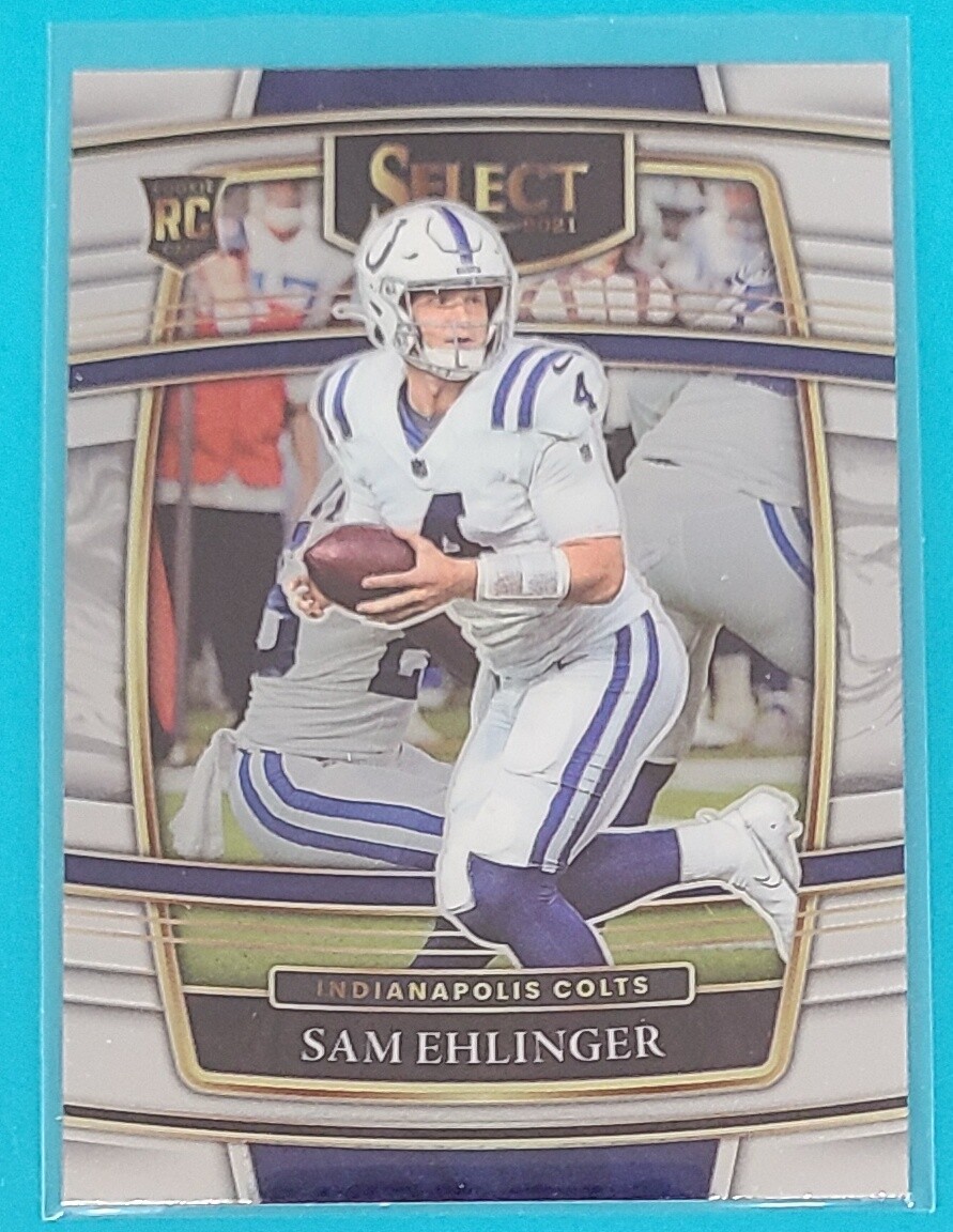 2021 Panini Select RC #98 Sam Ehlinger Indianapolis Colts FOOTBALL Card ...