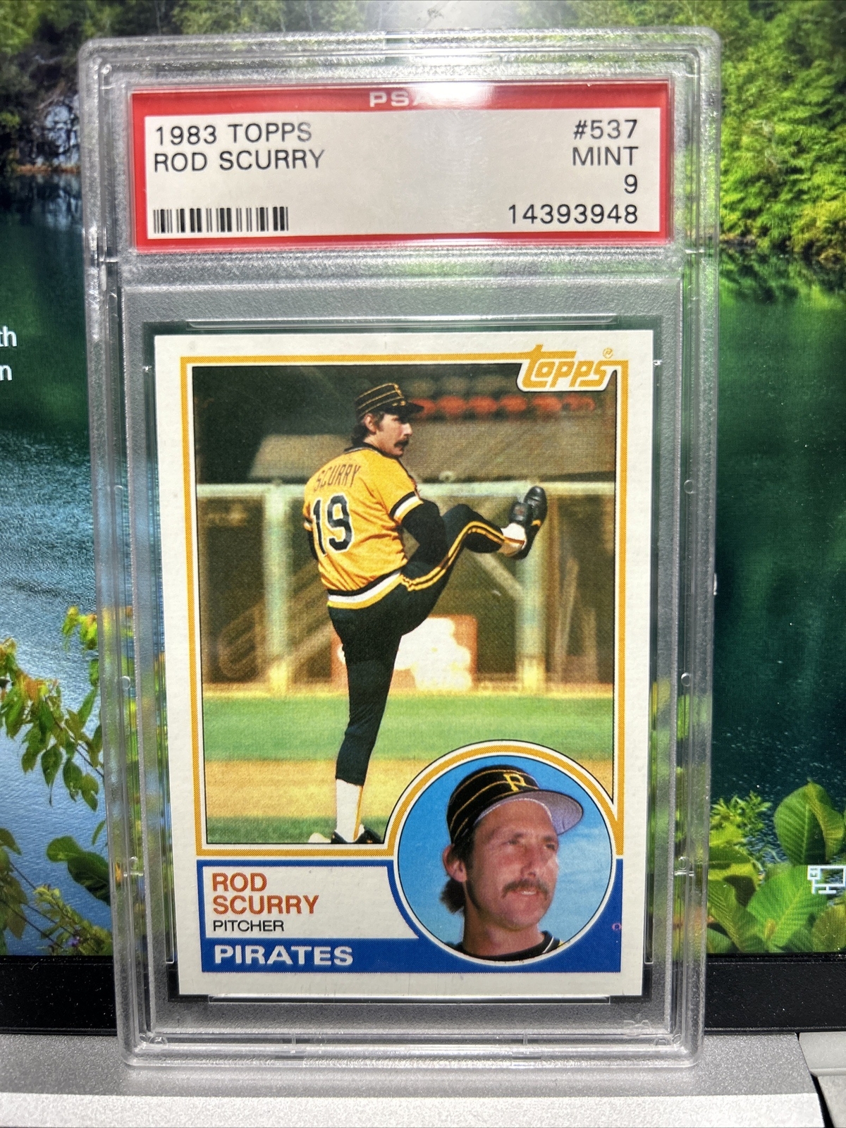 PSA 9 Rod Scurry 1983 Topps #537, Pittsburgh Pirates | eBay