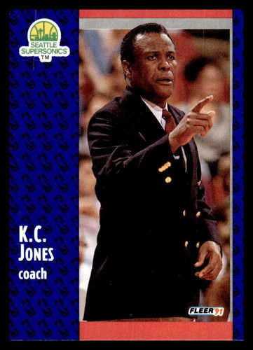 K.C. Jones 1991-92 Fleer #191 Seattle SuperSonics Basketball Card | eBay