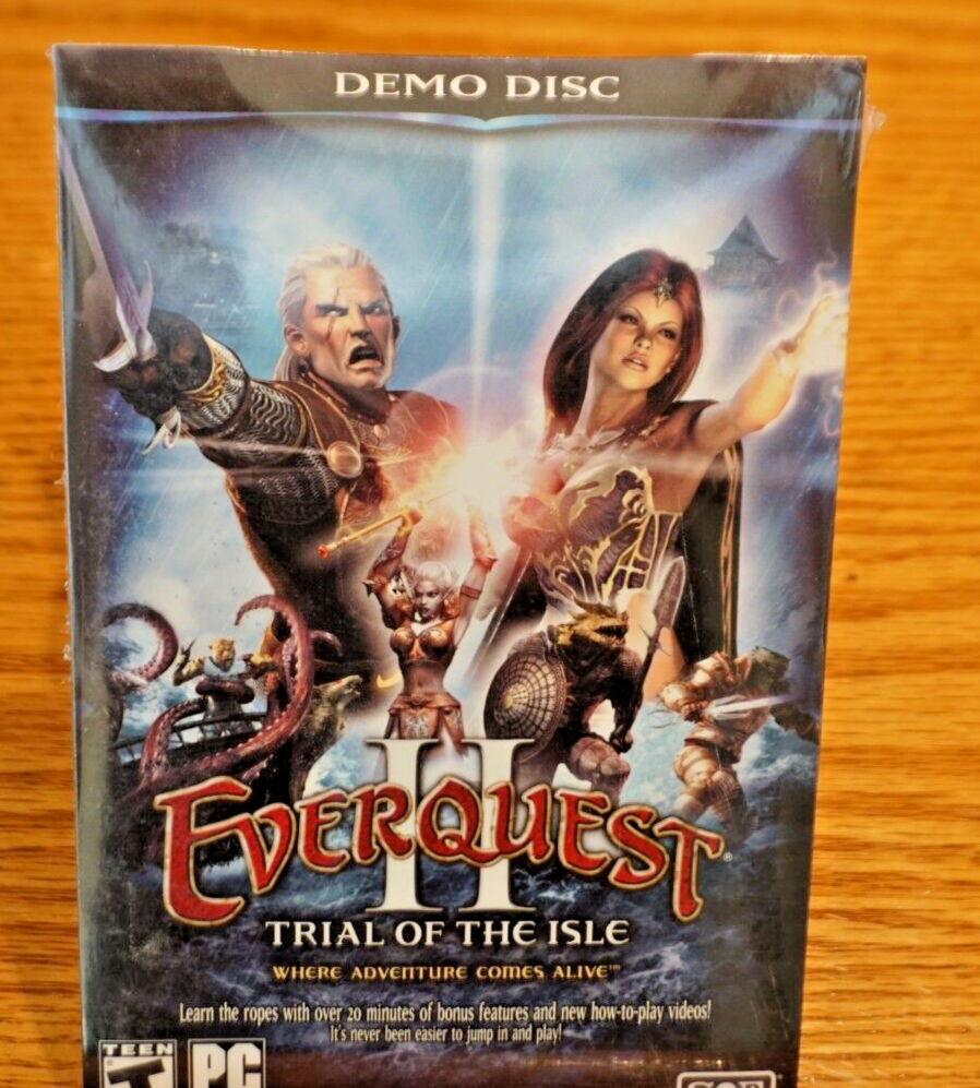Everquest 2 Trial of the Isle Demo disc PC game Rare! | eBay
