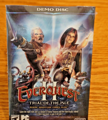 Everquest 2 Trial of the Isle Demo disc PC game Rare! | eBay
