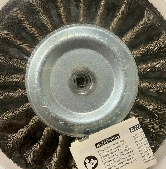 6" Knot Wire Wheel Weiler Grinding Cups and Wheels 36027 012382360276 ...