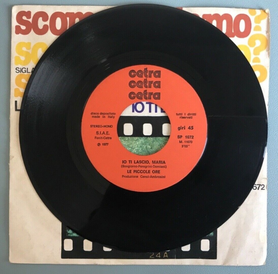 vinile 45 giri - SCOMMETTIAMO ? - sigla della trasmissione - SP1672 ...