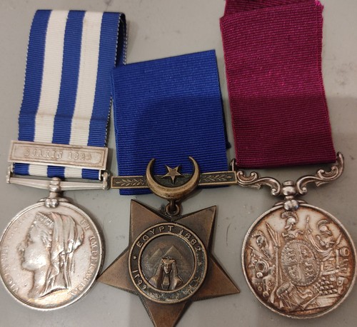 Quarter Master Sarjeant George Harding Egypt Medal,Khedives Star & LS ...