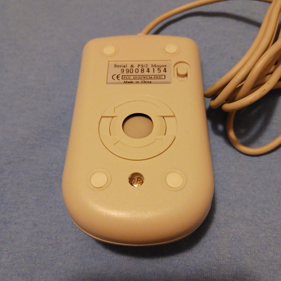 BELKIN VINTAGE 3 BUTTON BALL MOUSE - Rare Pre-Model ID F8E201, Retro ...