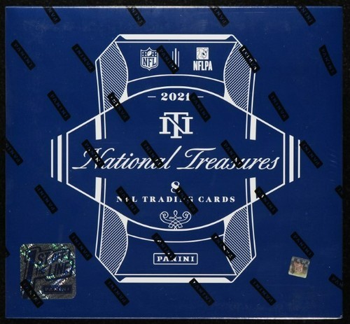2021 PANINI NATIONAL TREASURES NFL FOOTBALL BOX NEW FACTORY SEALED ...