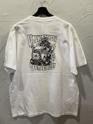 Vintage 1989 Ed Roth Rat Fink Volkwagen Beetle Bus TShirt Size XLarge ...