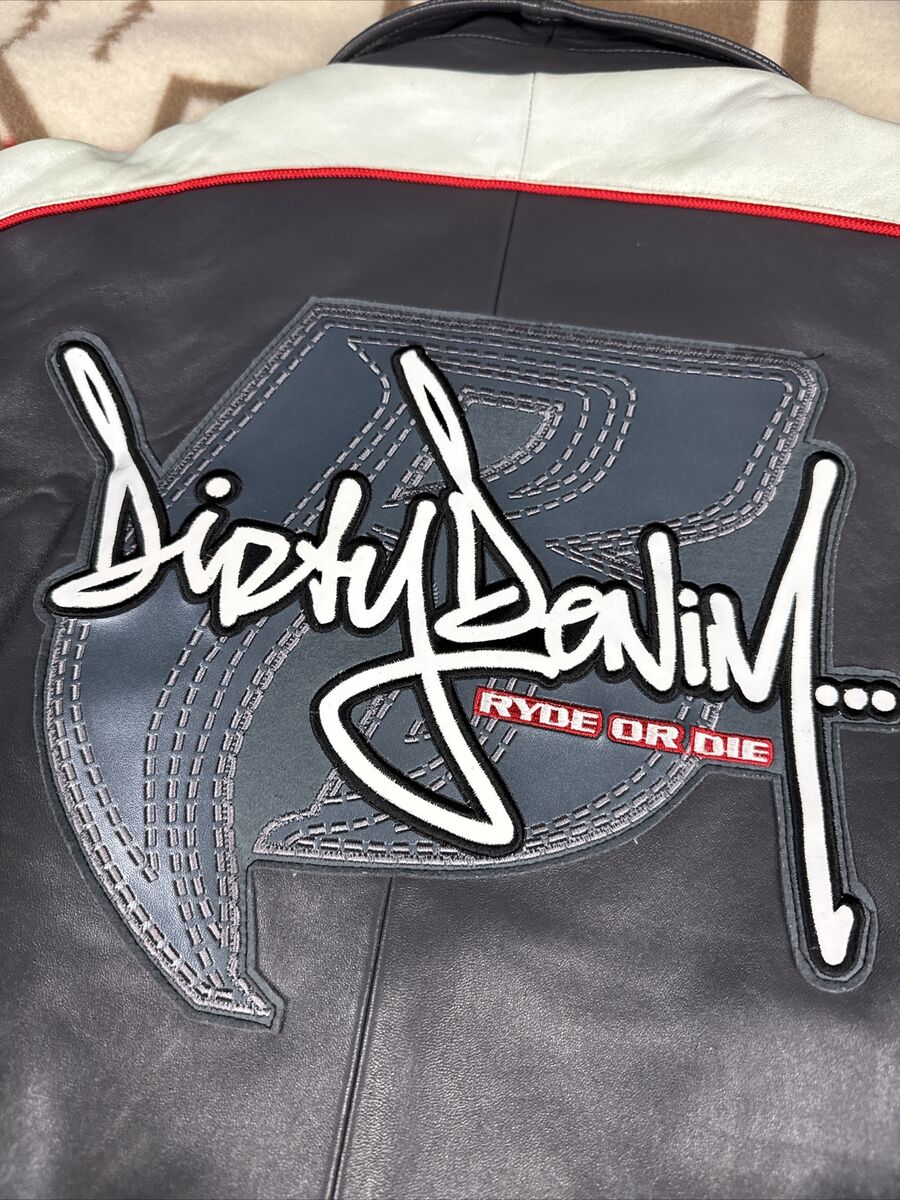 Ruff Ryders Dirty Denim DMX Vintage Y2K Genuine Leather Ruff Ryders Dirty Denim DMX Vintage Y2K Genuine Leather