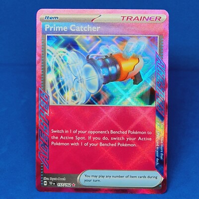 Prime Catcher Ace Spec Holo Card 157/162 Temporal Forces Pokemon Tcg ...
