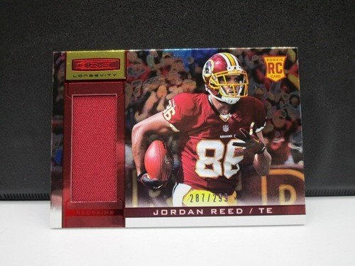 2013 Panini Rookies & Stars Longevity Jordan Reed RC Jersey Relic Card ...