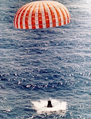 8x10 Print NASA Little Joe Capsule returns to Earth 1960 #2017169 | eBay