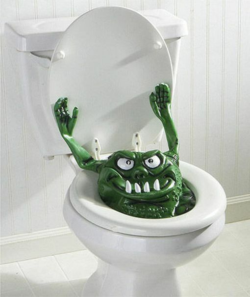 The Original Toilet Monster GaG Prank Potty Bathroom Joke - BigMouth ...