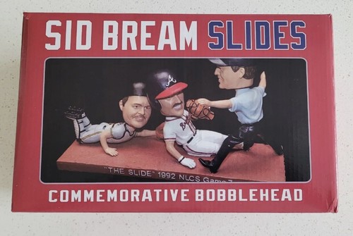 Braves 2012 Sid Bream Slides Bobblehead 1992 NLCS Game 7 SGA NIB (Ships ...