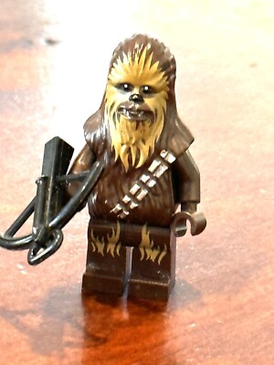 LEGO Minifig Minifigure Star Wars Chewbacca Wookie Warrior Like NEW | eBay
