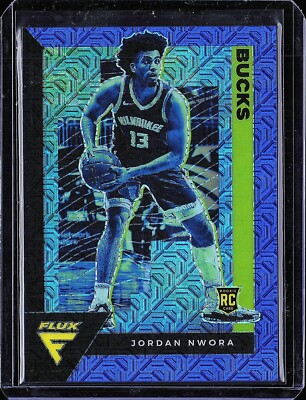 2020-21 Panini Flux Rookies Jordan Nwora /99 BLUE MOJO PRIZM #237 ...