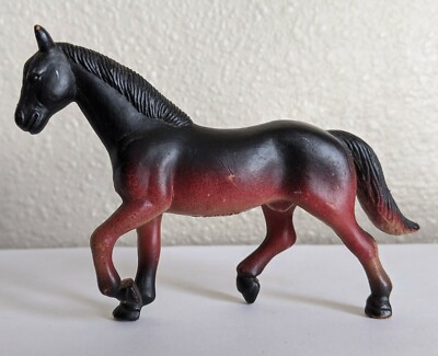Vintage 1988 Funrise International Vinyl Horse Figure Toy FRIESAN ...
