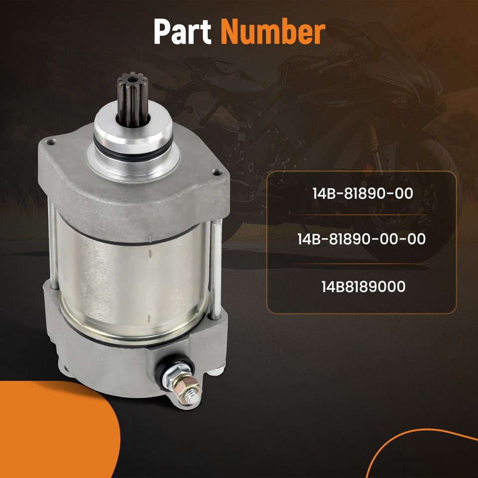 12 V Starter Engine Motor for Yamaha YZF-R1 R1 2009 - 2014 for 14B ...