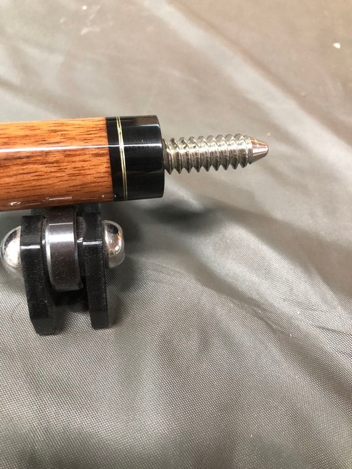 McWorter Custom Cue Macassar Ebony Predator 314-3 Shaft Pool Billiard ...