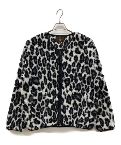 Hysteric Glamour Leopard print boa jacket Size: L White x black Men ...