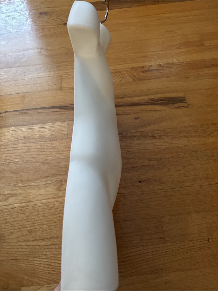 Child Mannequin Torso Hanging Dress Form White Kid Hollow Back Plastic ...