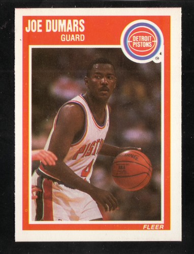 Joe Dumars Detroit Pistons 1989-90 Fleer Basketball Card | eBay UK