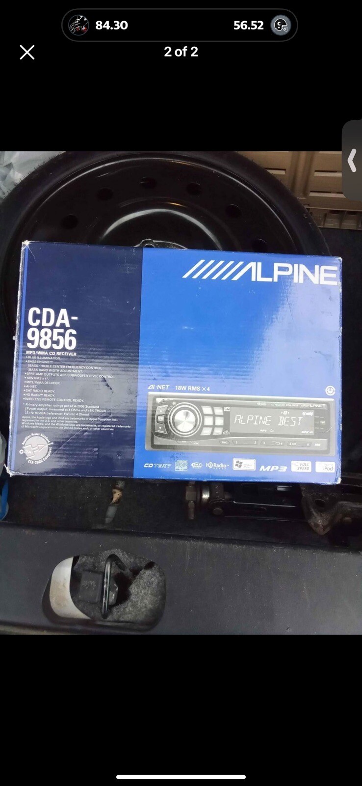 Alpine Stereo HD Radio CD Receiver CDA 9856 Mp3 30 Pin iPod Cable for ...