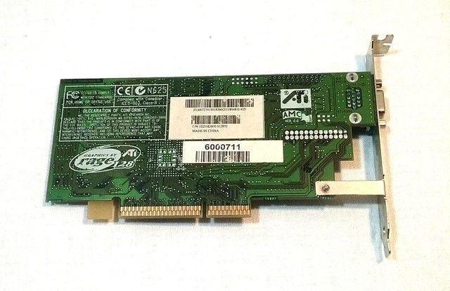 ATI Technologies ATI RAGE IIC (109-49300-00) 4MB AGP Graphics adapter ...