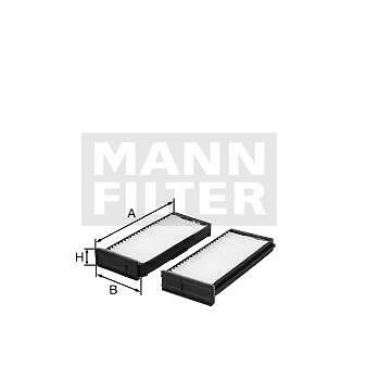 Filter. Innenraumluft MANN MR227823|MR460201|XZ311917|XZ311917D ...