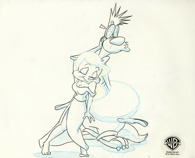 Animaniacs-Minerva/Wilford- Original Production Drawing-Moon Over ...