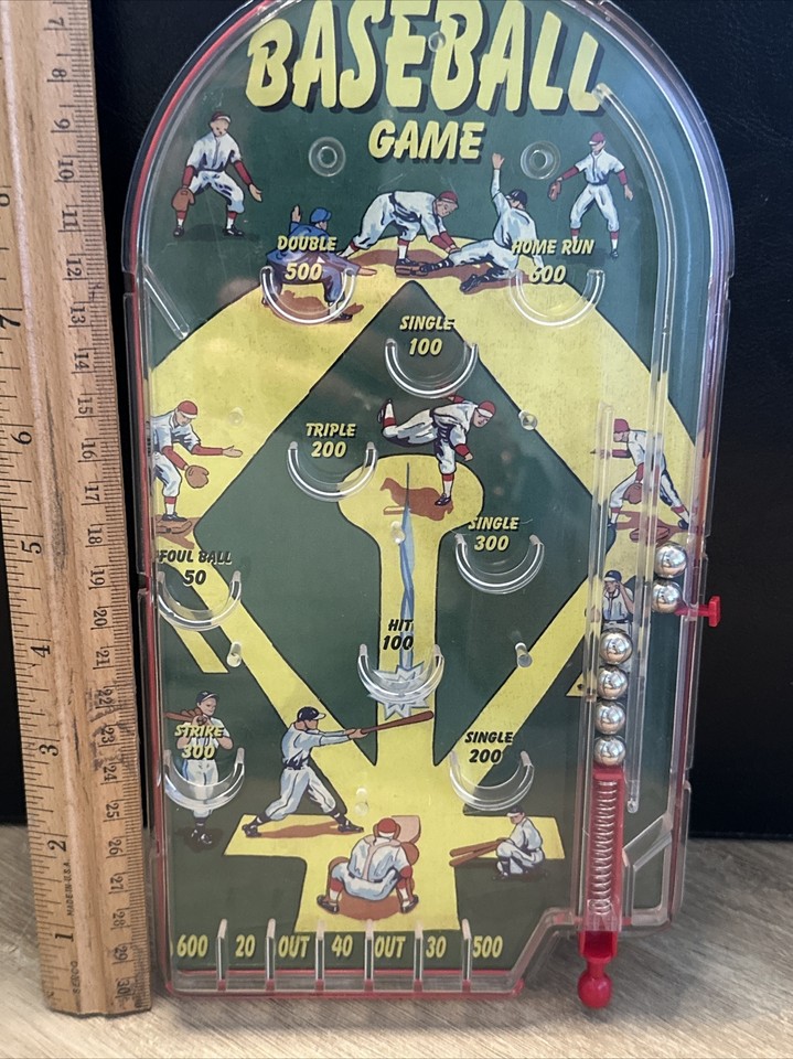 Play Ball Schylling 2007 Handheld Baseball Pinball Game | eBay