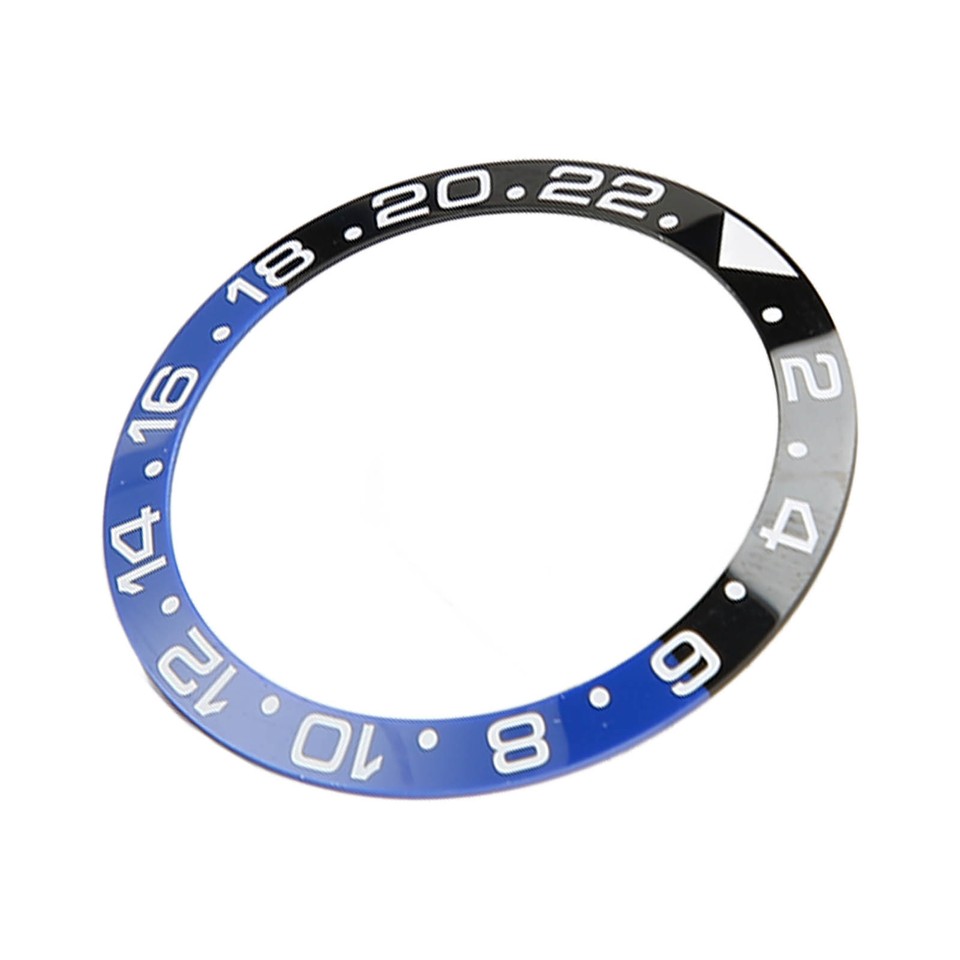 Watch Bezel Insert Ring Ceramic Bezel Insert Ring Black Blue Base For ...